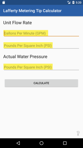 Metering Tip Calculator Instructions – Lafferty Learning Center