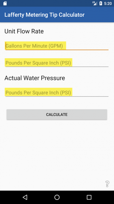 Metering Tip Calculator Instructions – Lafferty Learning Center